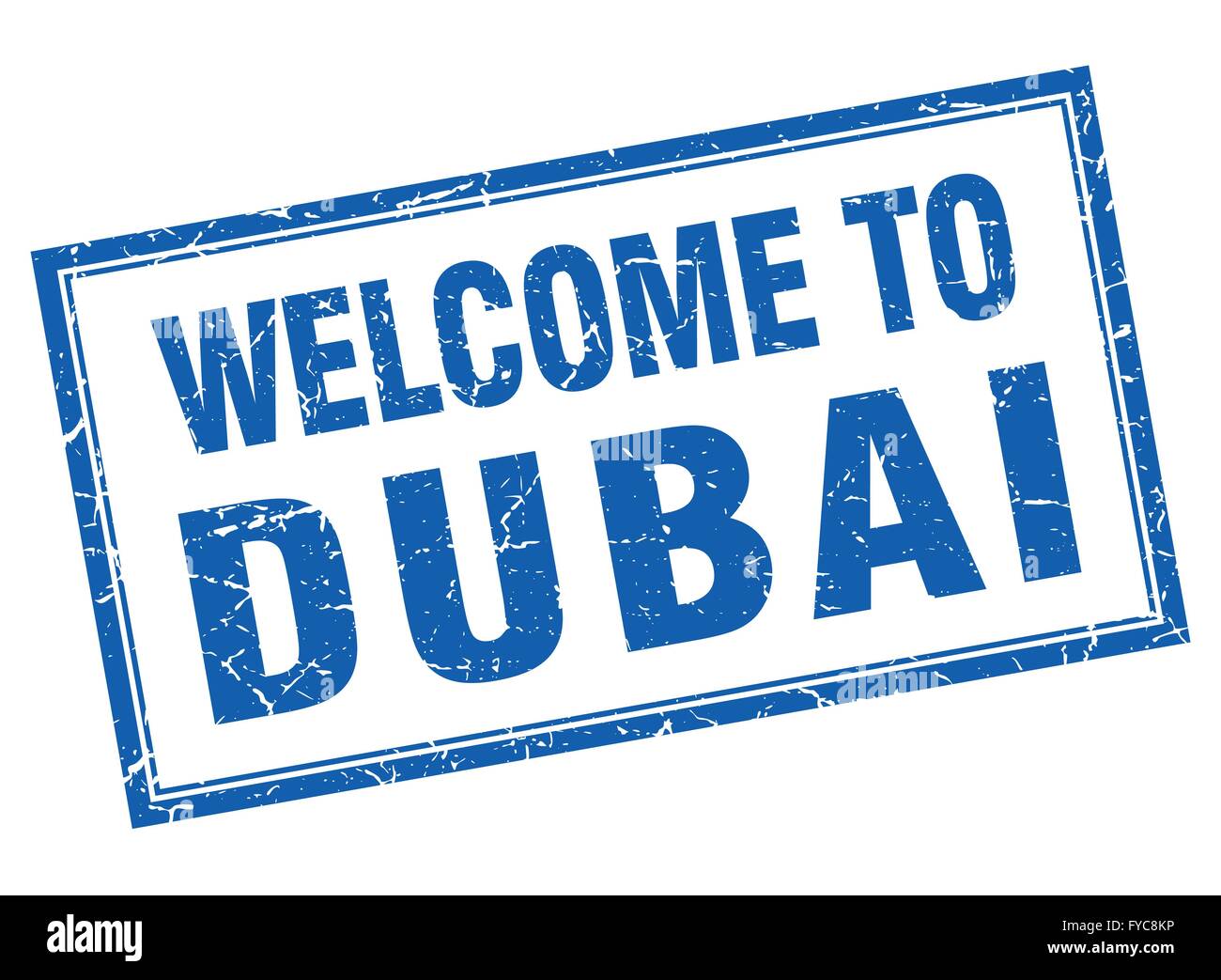 Welcome to dubai sign Cut Out Stock Images & Pictures - Alamy