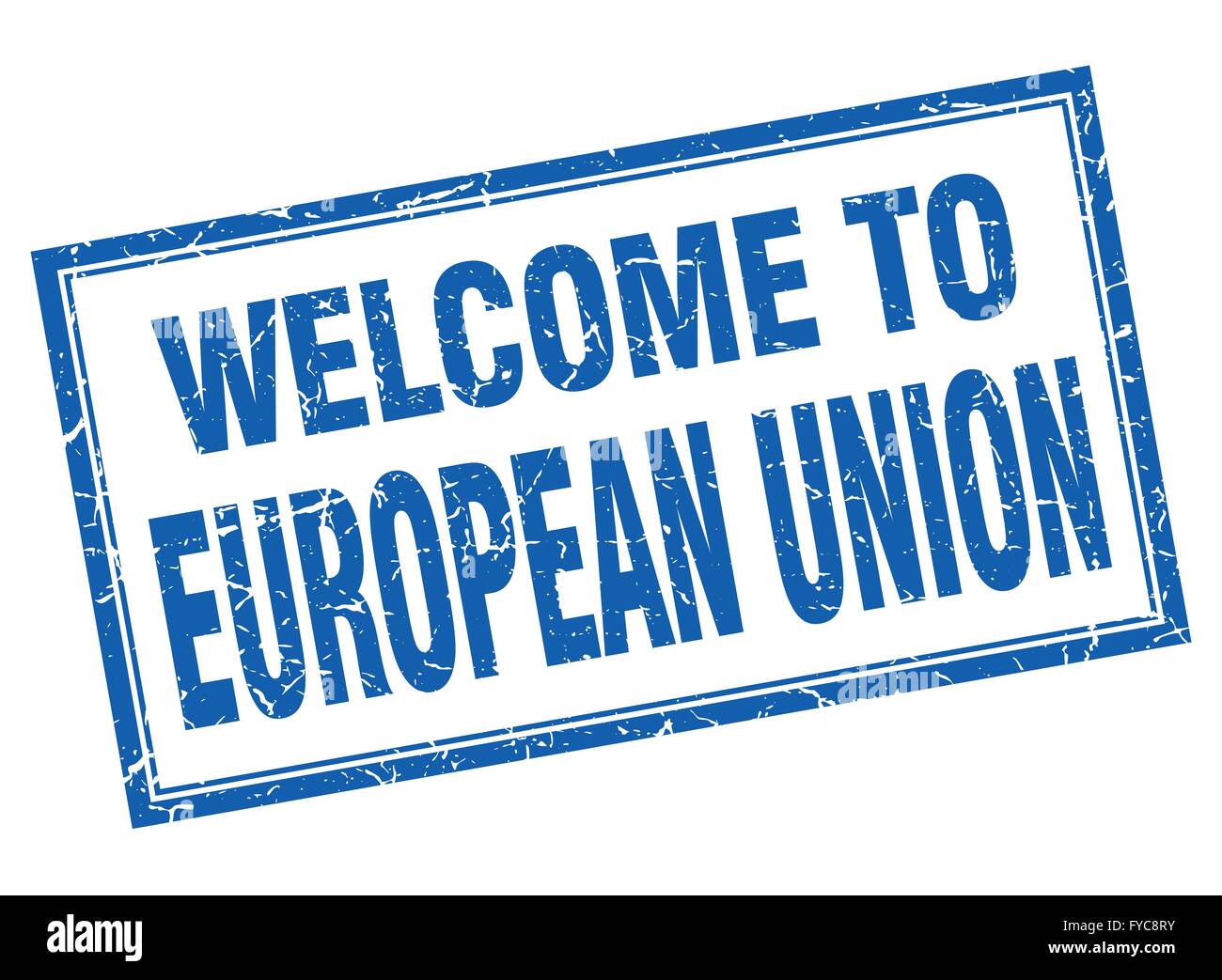 Welcome to the european union sign Stock Vector Images - Alamy