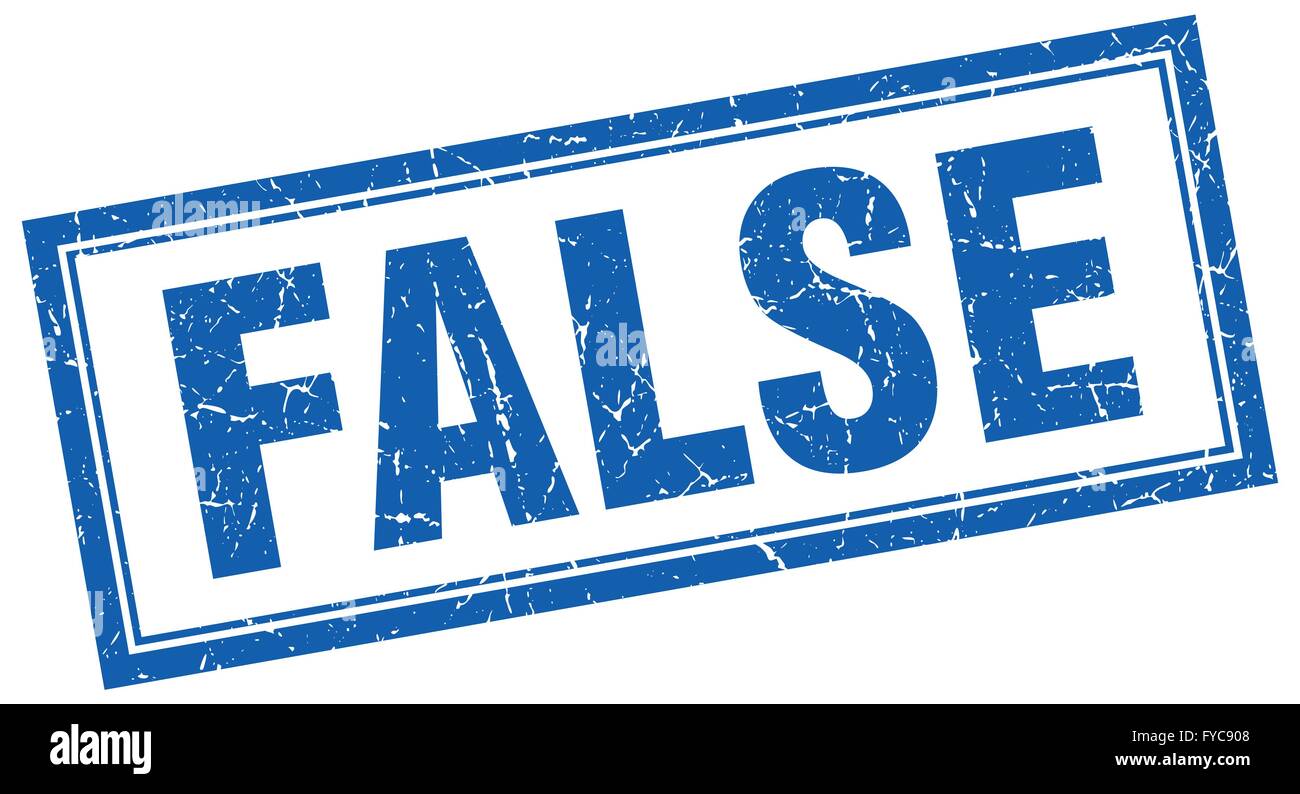 false blue square grunge stamp on white Stock Vector Image & Art - Alamy