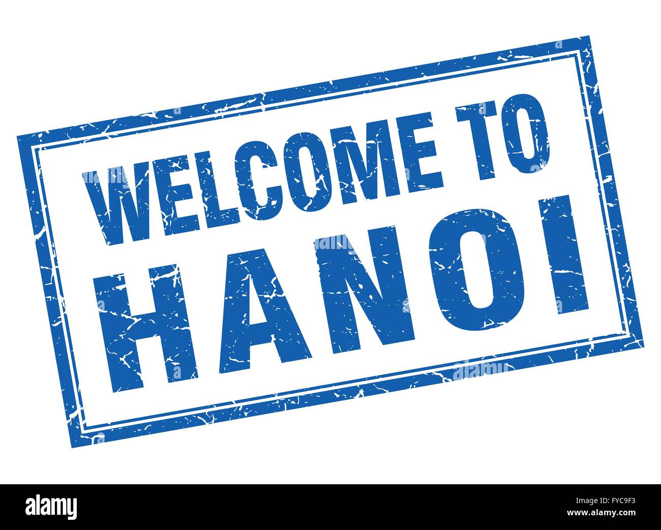Hanoi blue isolated Stock Vector Images - Alamy