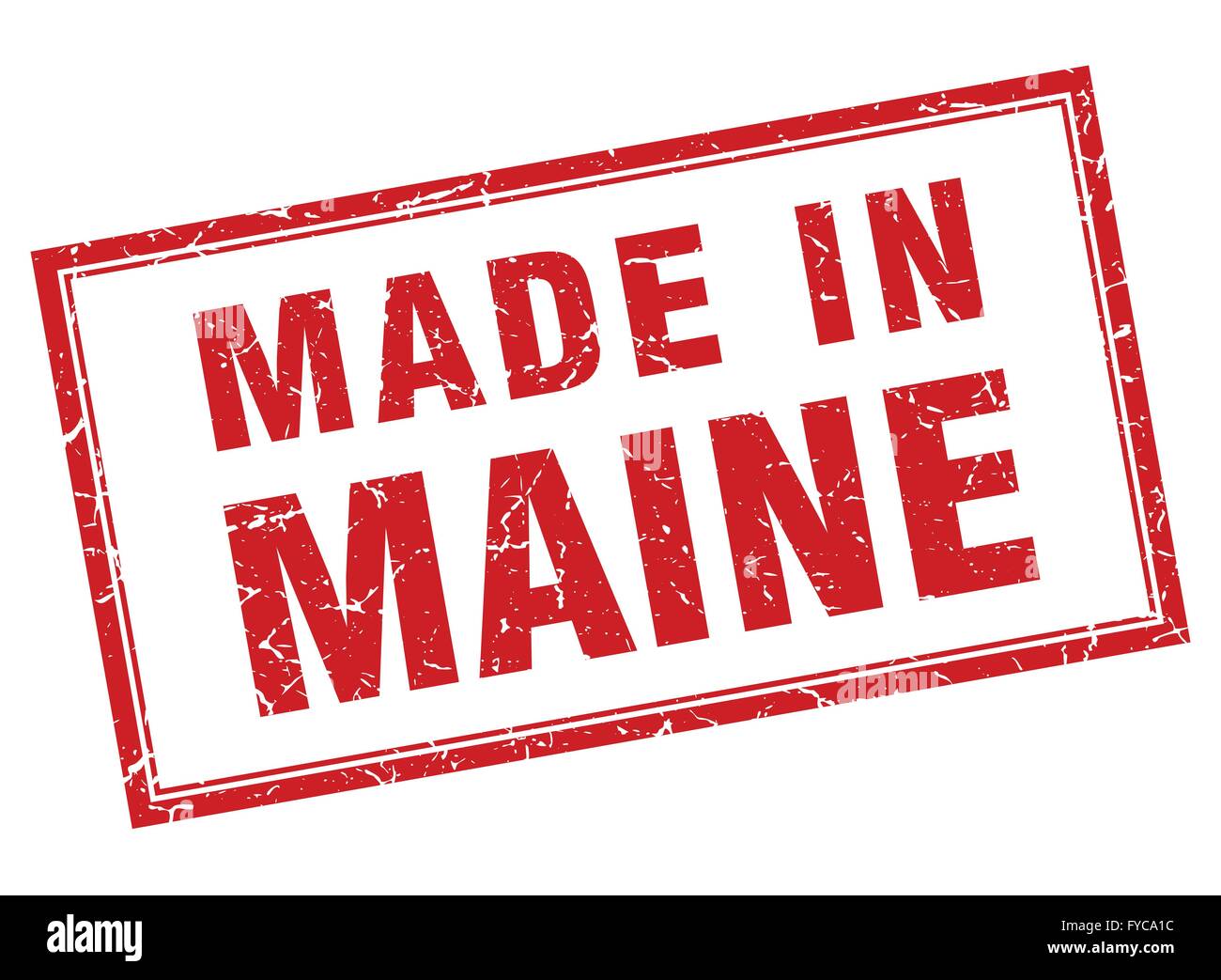Made in maine stamp hi-res stock photography and images - Alamy