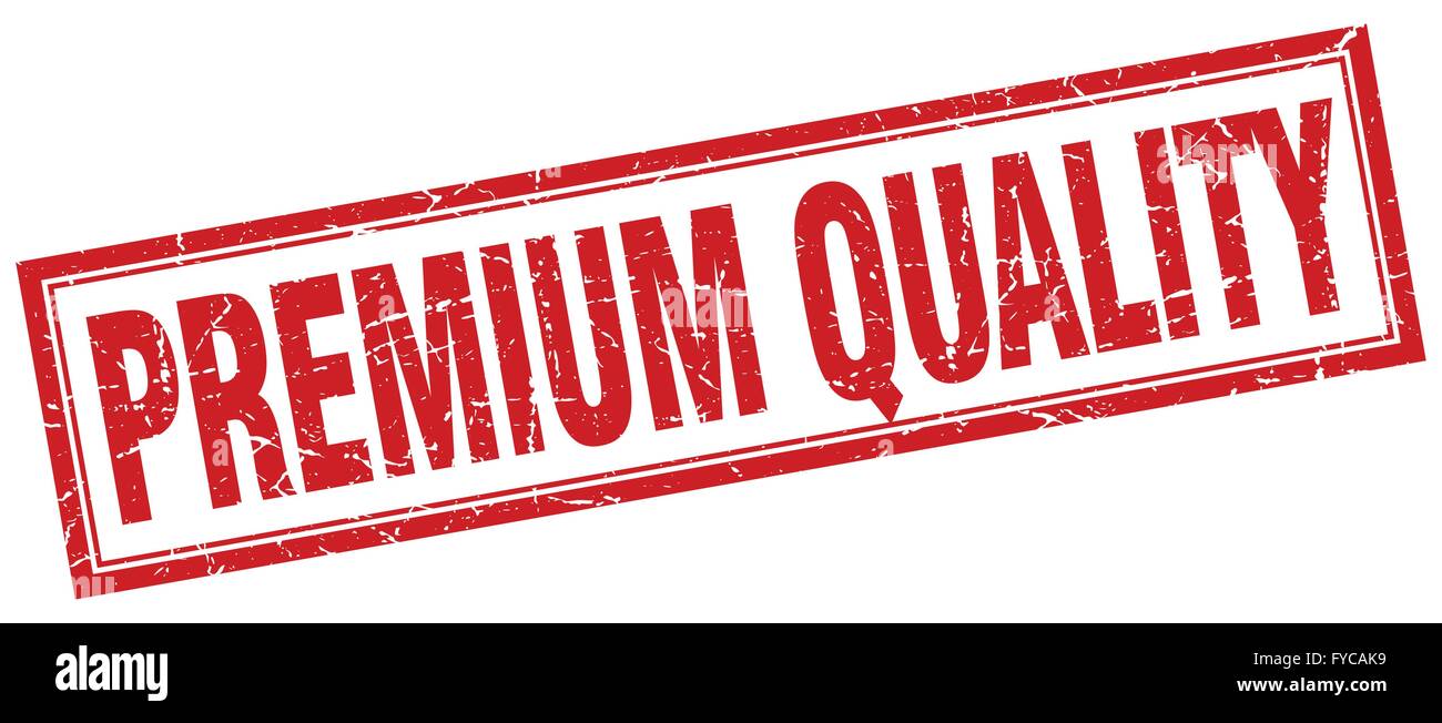 premium quality red square grunge stamp on white Stock Vector Image ...