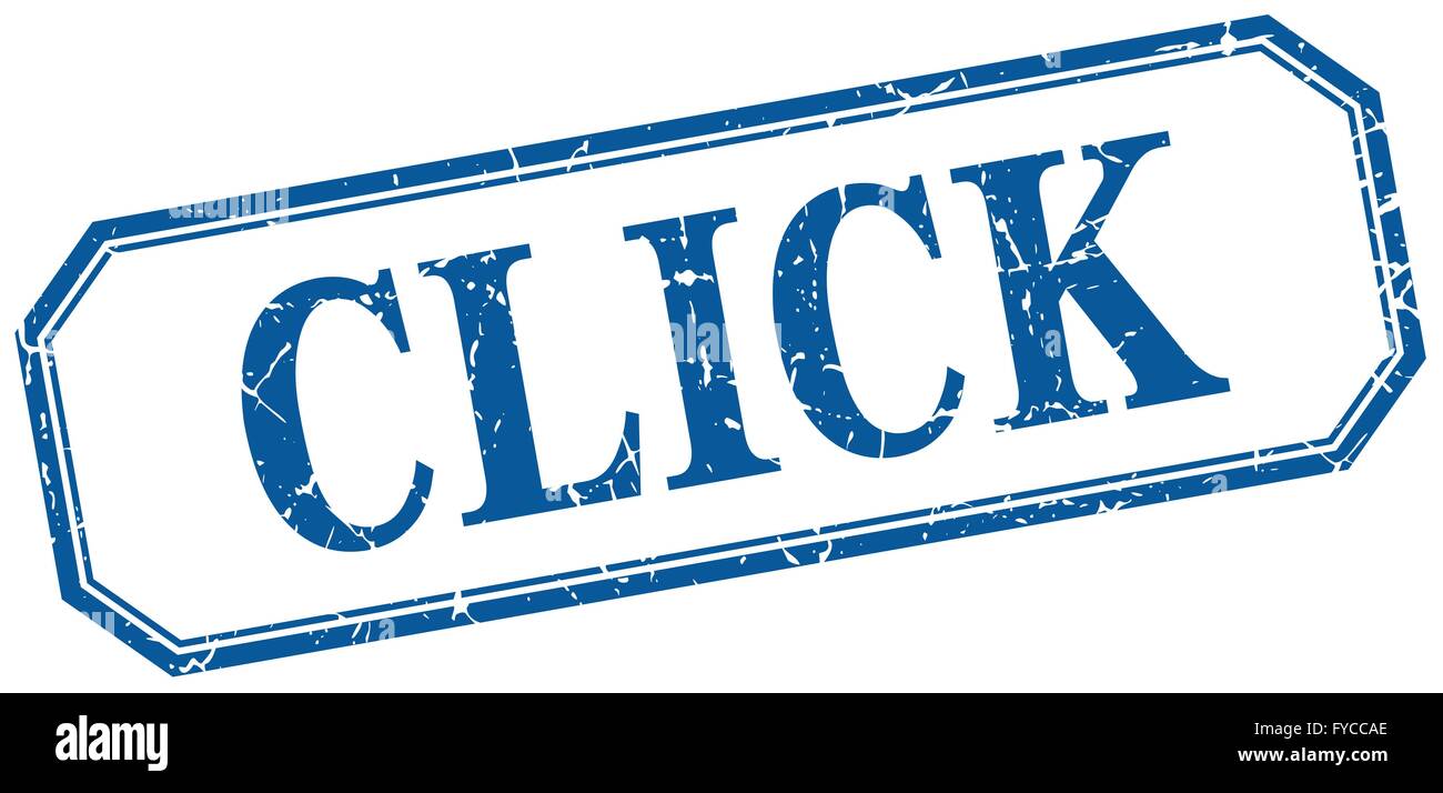 click square blue grunge vintage isolated label Stock Vector Image ...
