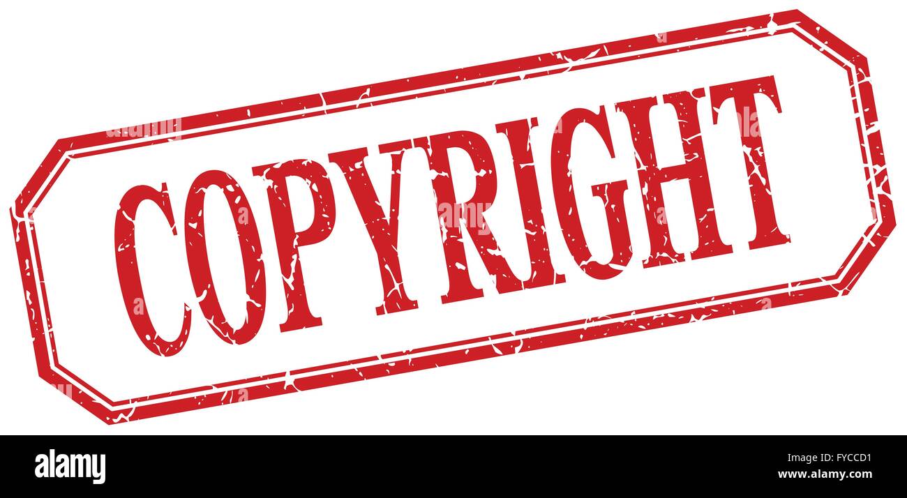 Copyright stamp label square hi-res stock photography and images - Alamy