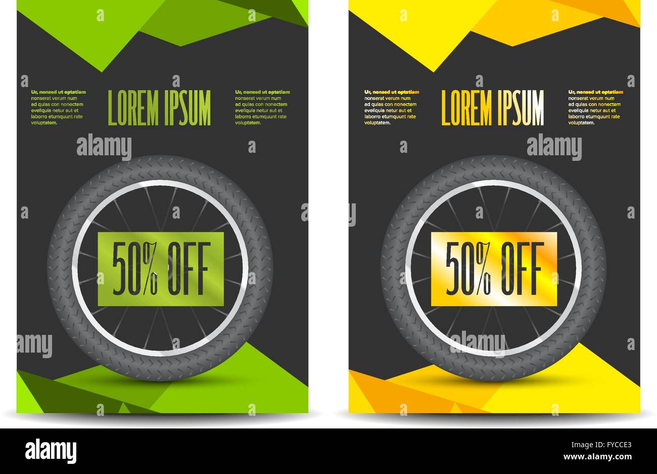 Advertisement leaflet for Stock Vector Images - Alamy