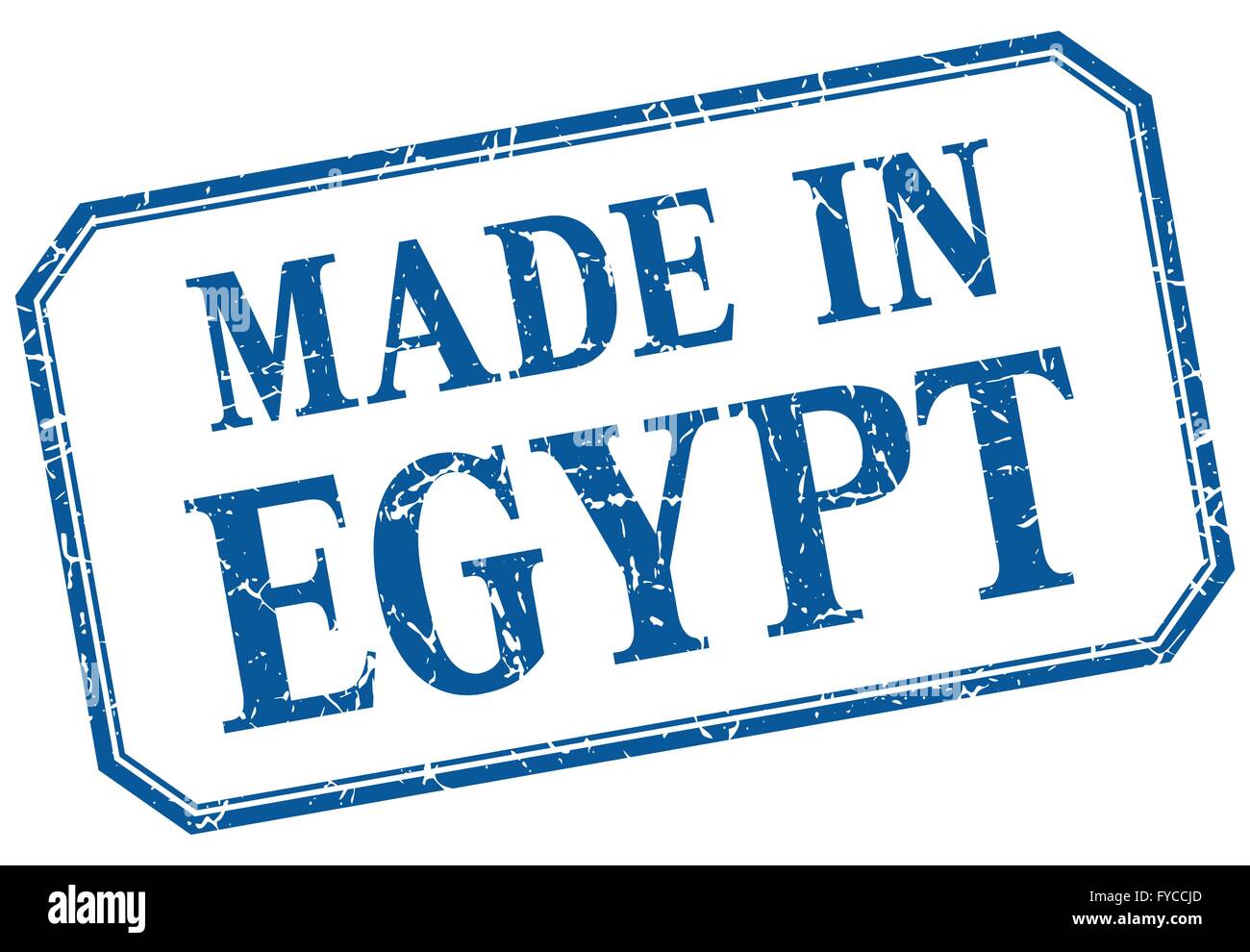 Egypt - made in blue vintage isolated label Stock Vector Image & Art ...