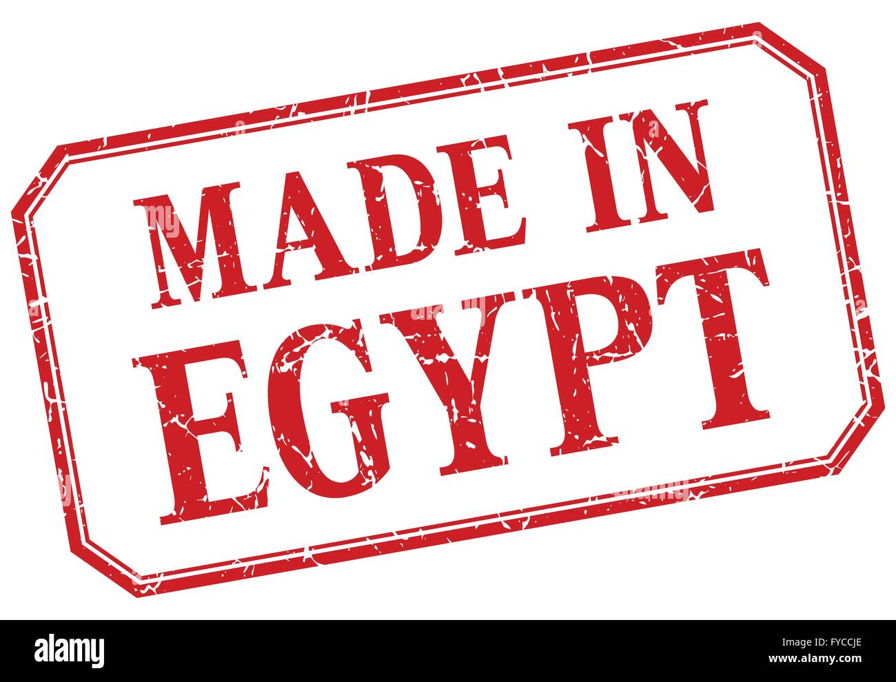 Egypt - made in red vintage isolated label Stock Vector Image & Art - Alamy