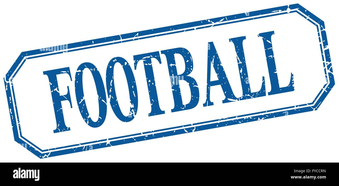 football square blue grunge vintage isolated label Stock Vector Image ...