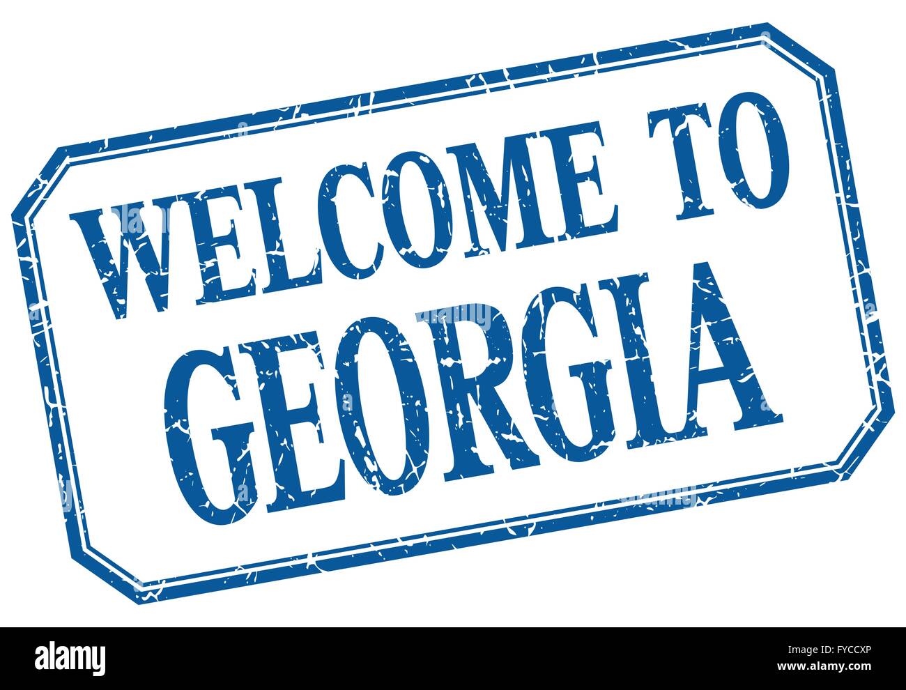 Welcome georgia stamp hi-res stock photography and images - Alamy