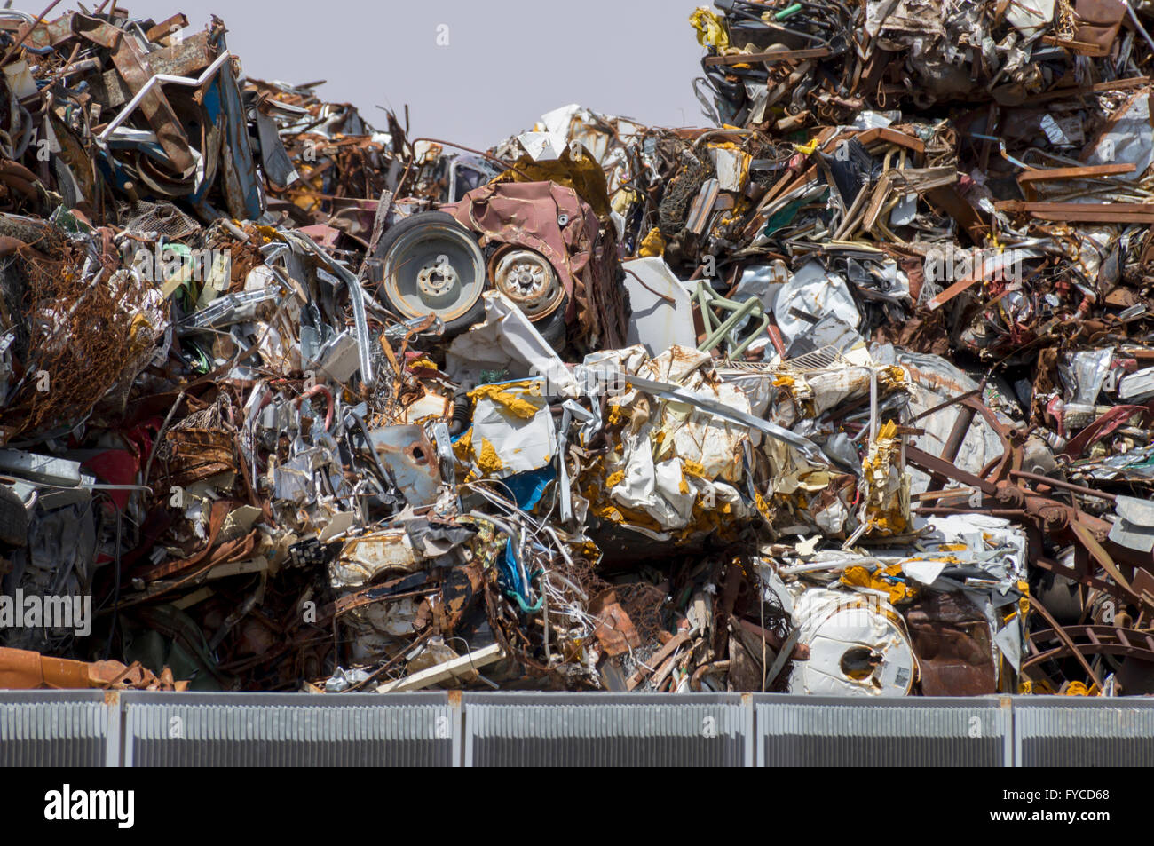 Recycling metal scrap Stock Photo - Alamy