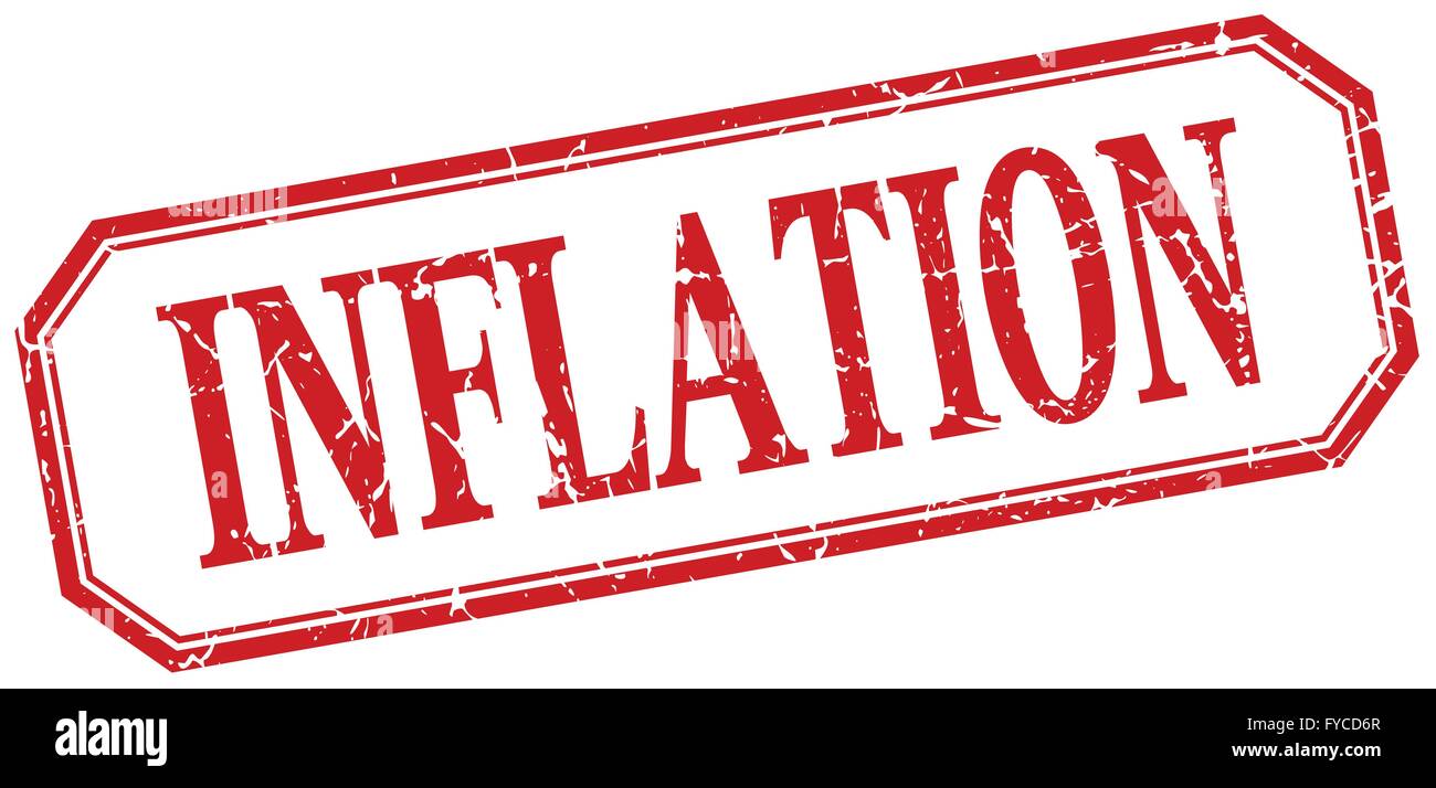 Square grunge red inflation hi-res stock photography and images - Alamy