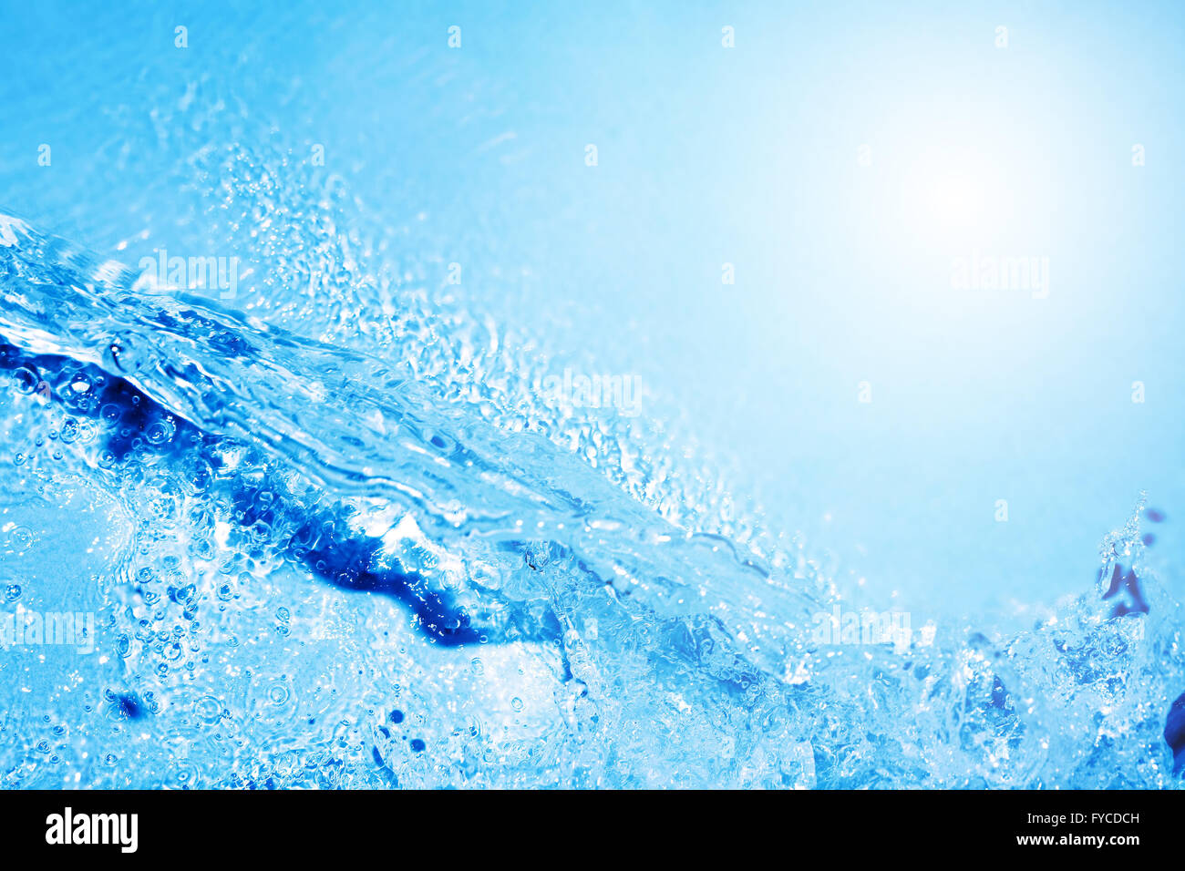 Abstract blue water hi-res stock photography and images - Alamy