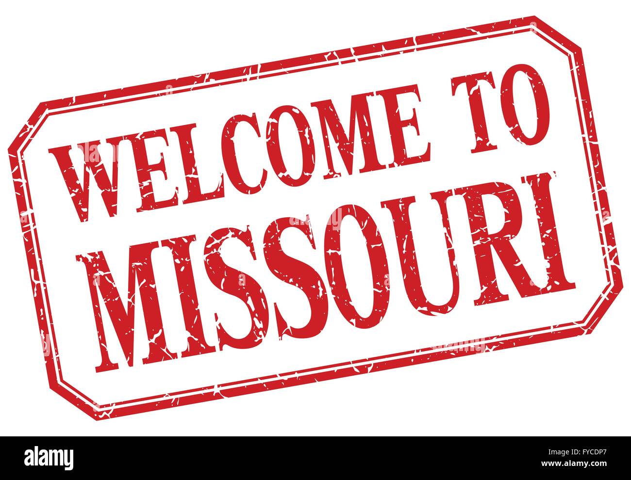Missouri - welcome red vintage isolated label Stock Vector Image & Art ...