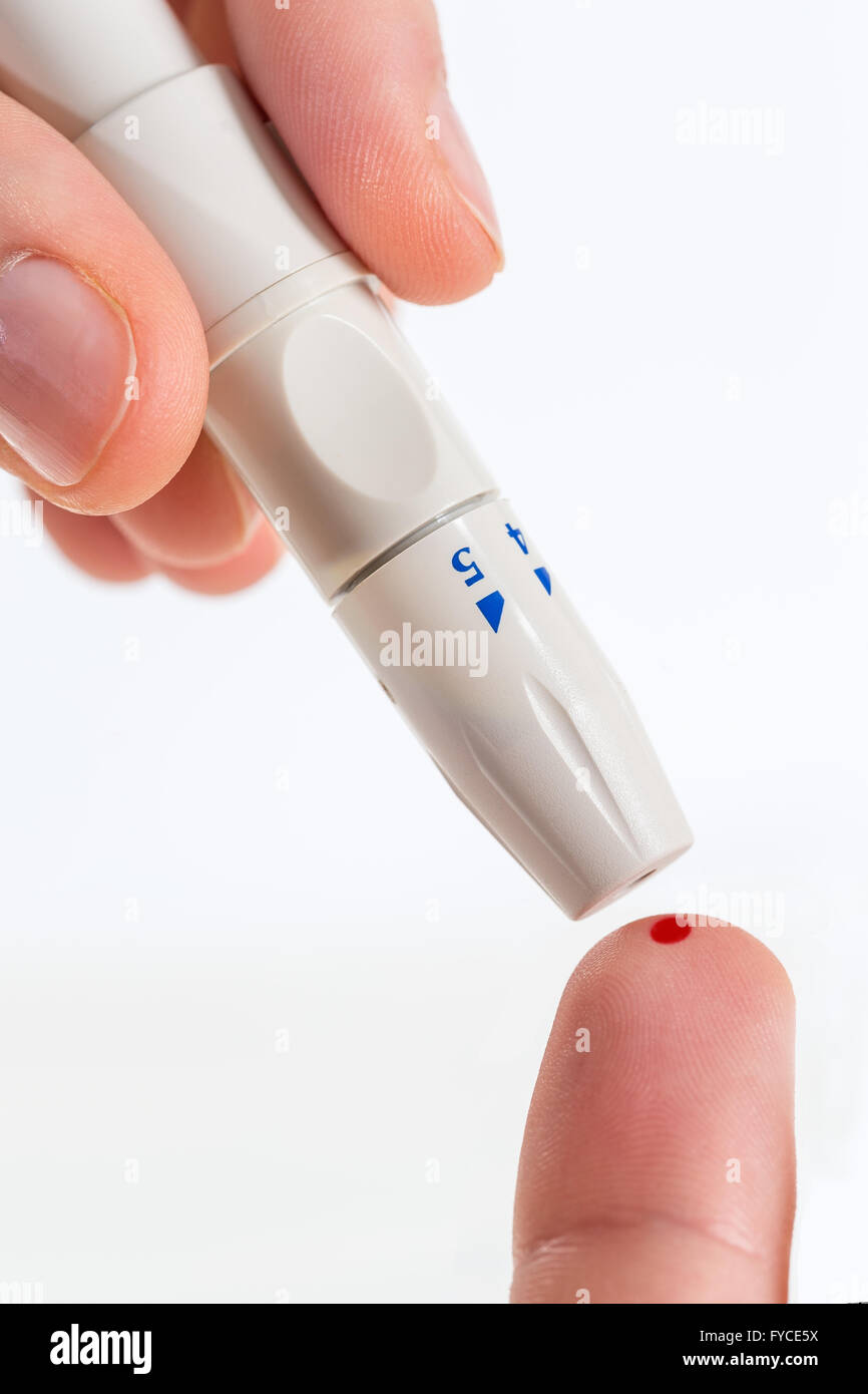 TEST FOR DIABETES Stock Photo - Alamy
