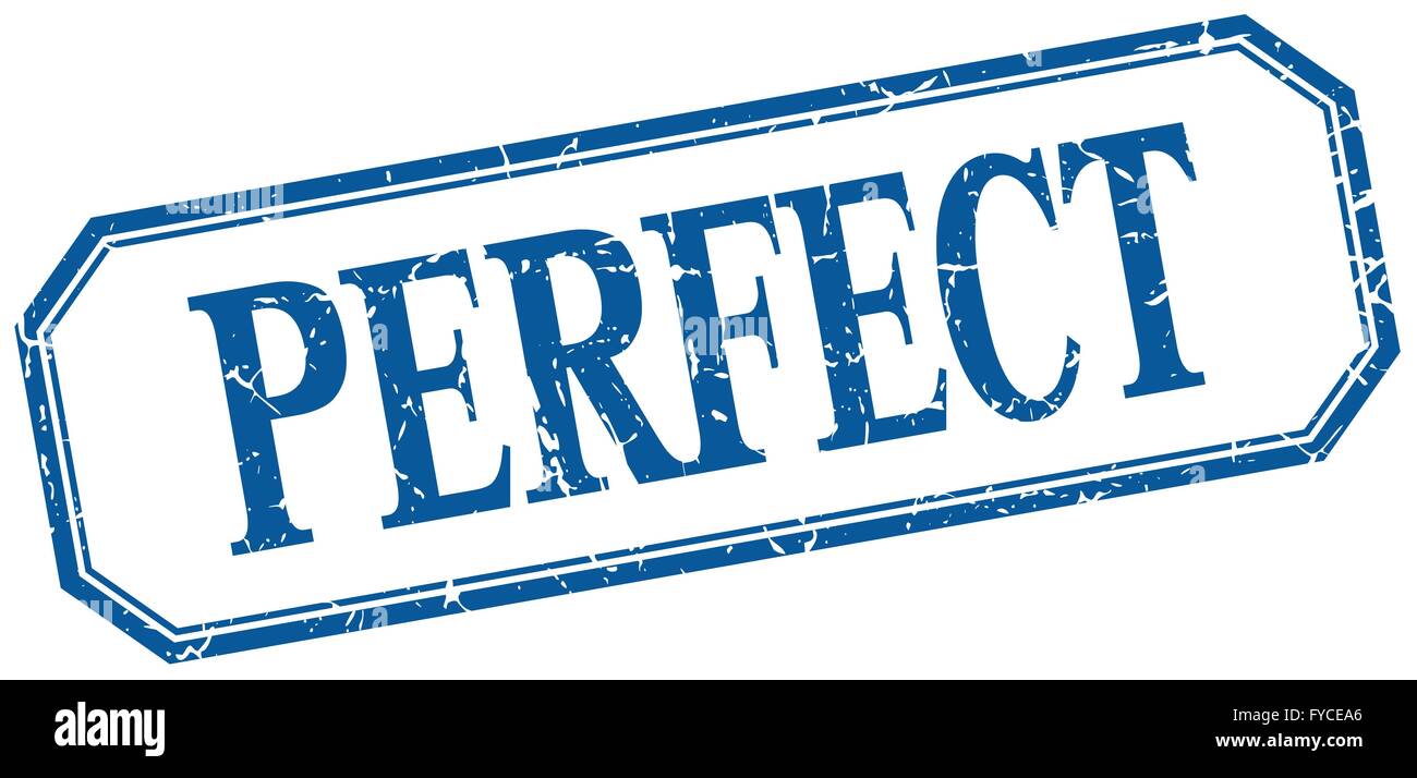 perfect square blue grunge vintage isolated label Stock Vector Image ...