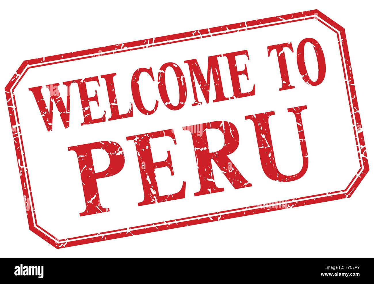 Peru - welcome red vintage isolated label Stock Vector Image & Art - Alamy
