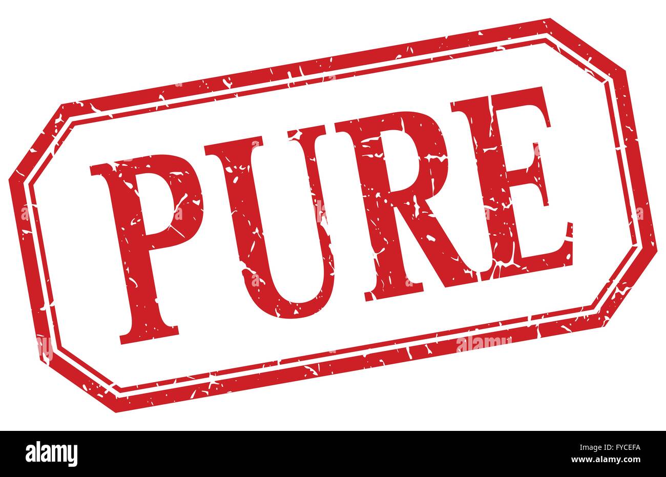 pure square red grunge vintage isolated label Stock Vector Image & Art ...