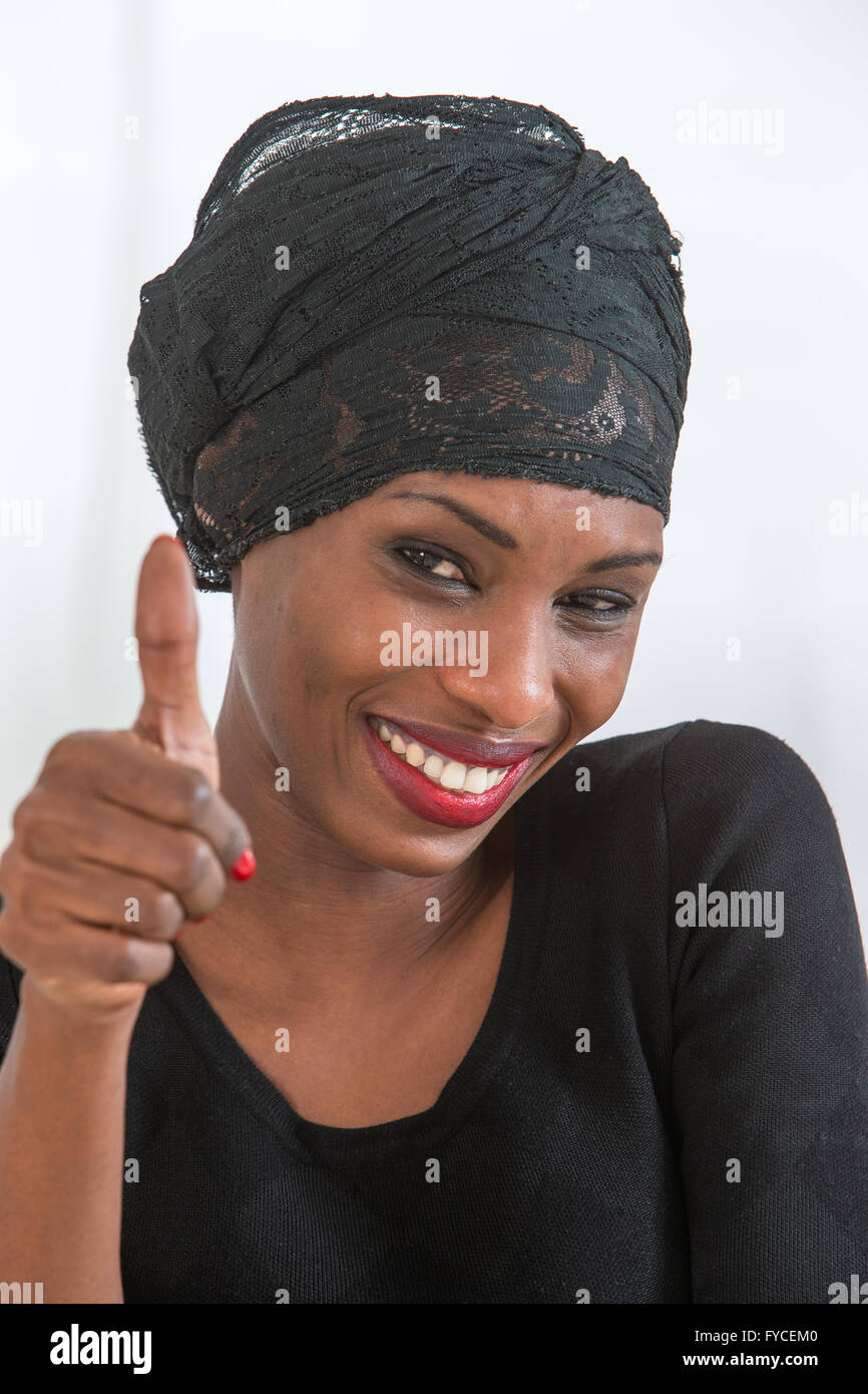 Victorious woman hi-res stock photography and images - Alamy