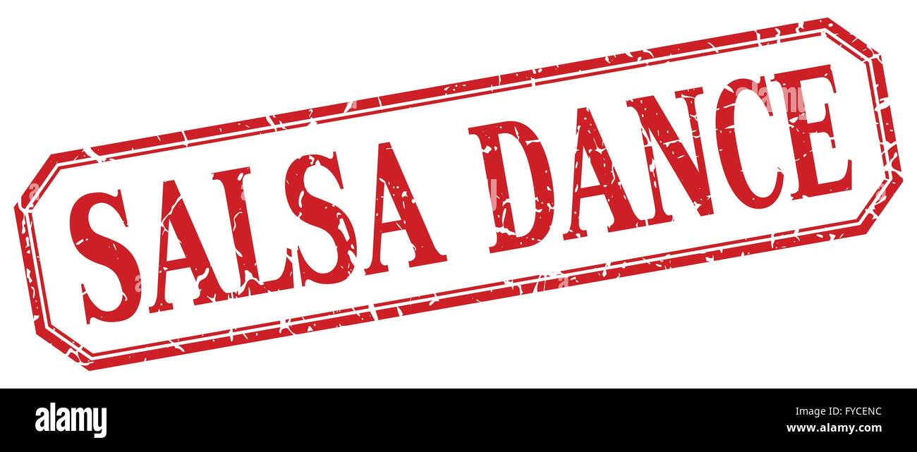 salsa dance stamp. salsa dance square grunge sign. salsa dance Stock ...