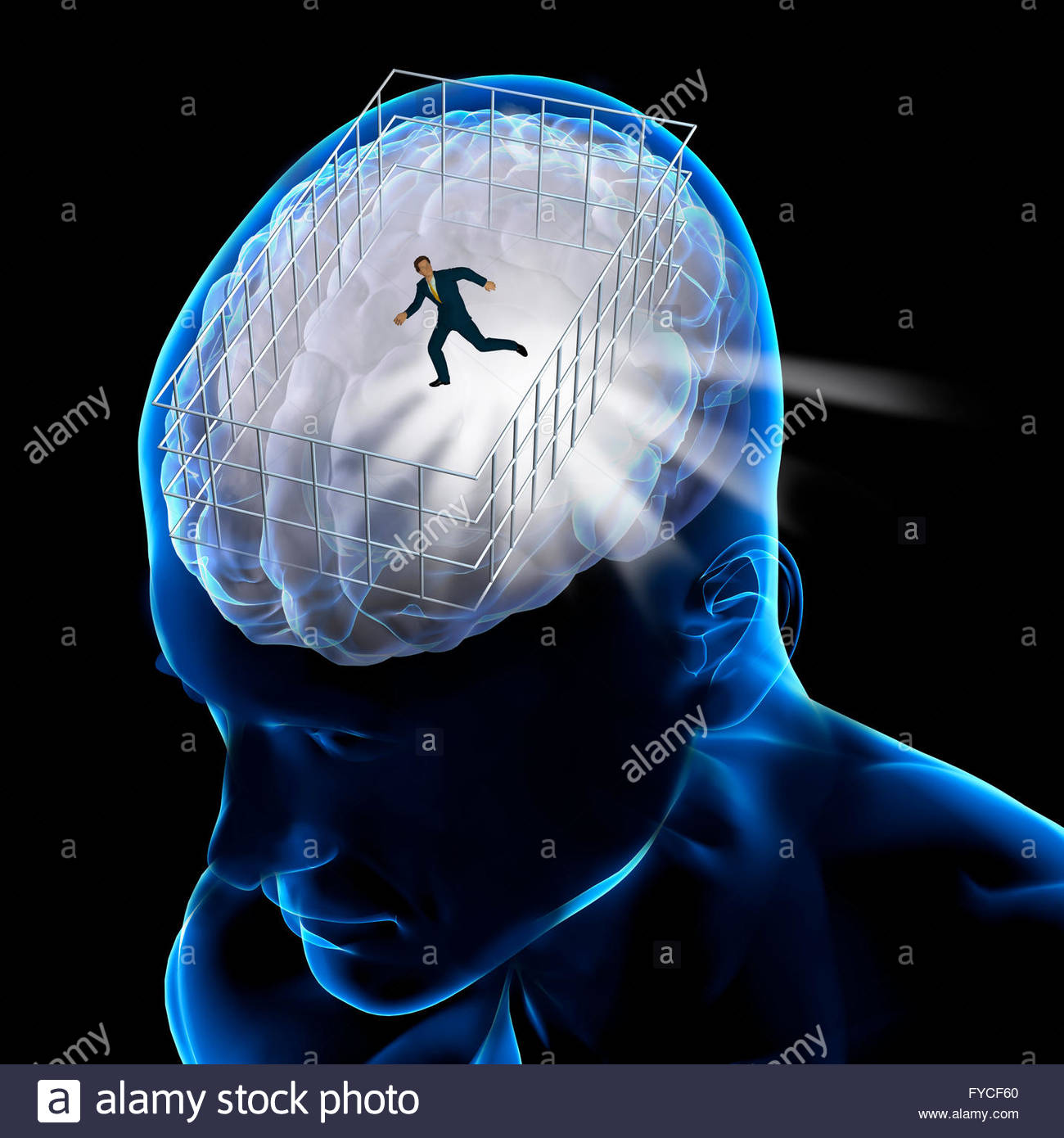 Anxiety Brain Stock Photos & Anxiety Brain Stock Images - Alamy
