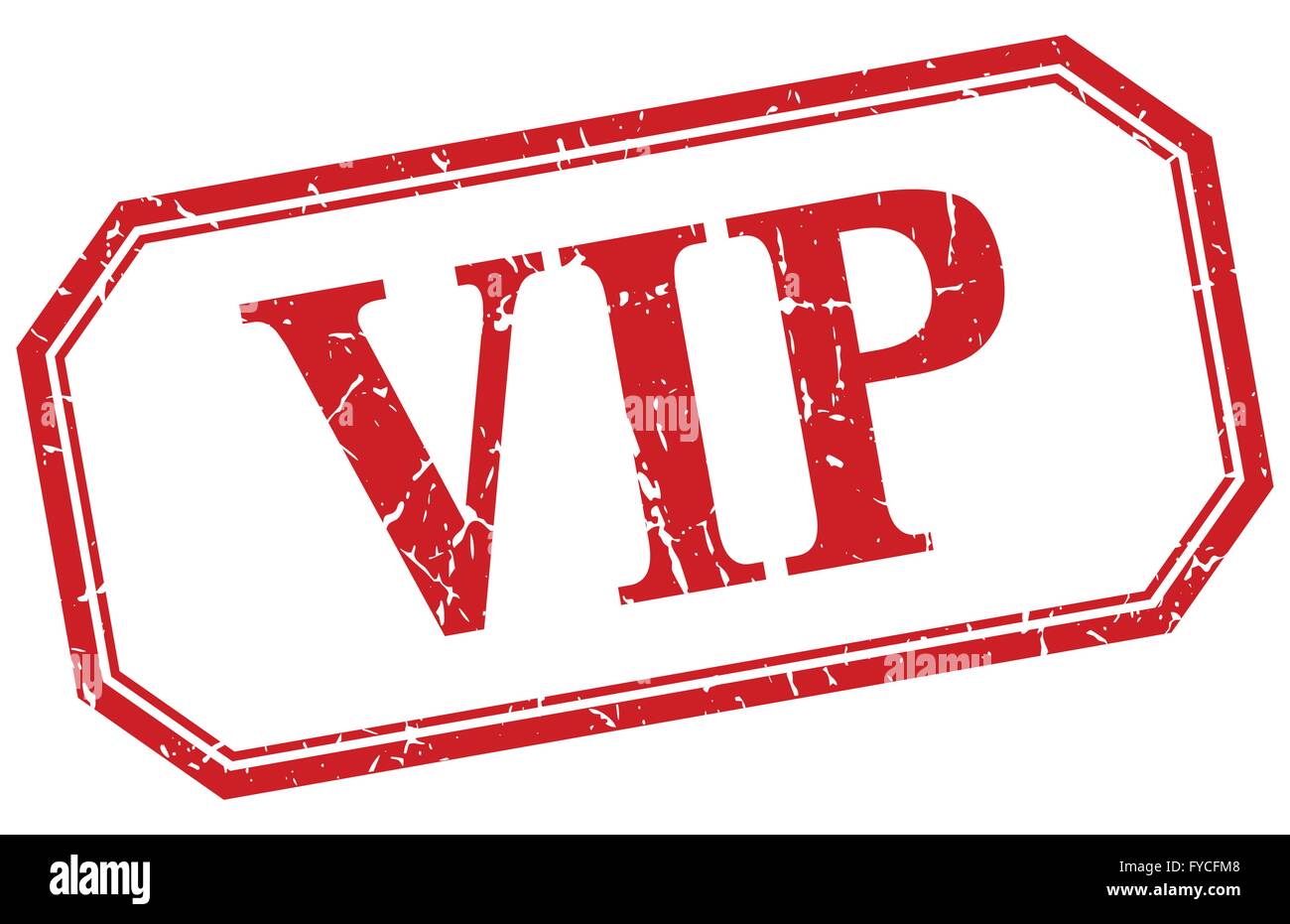 vip square red grunge vintage isolated label Stock Vector Image & Art ...
