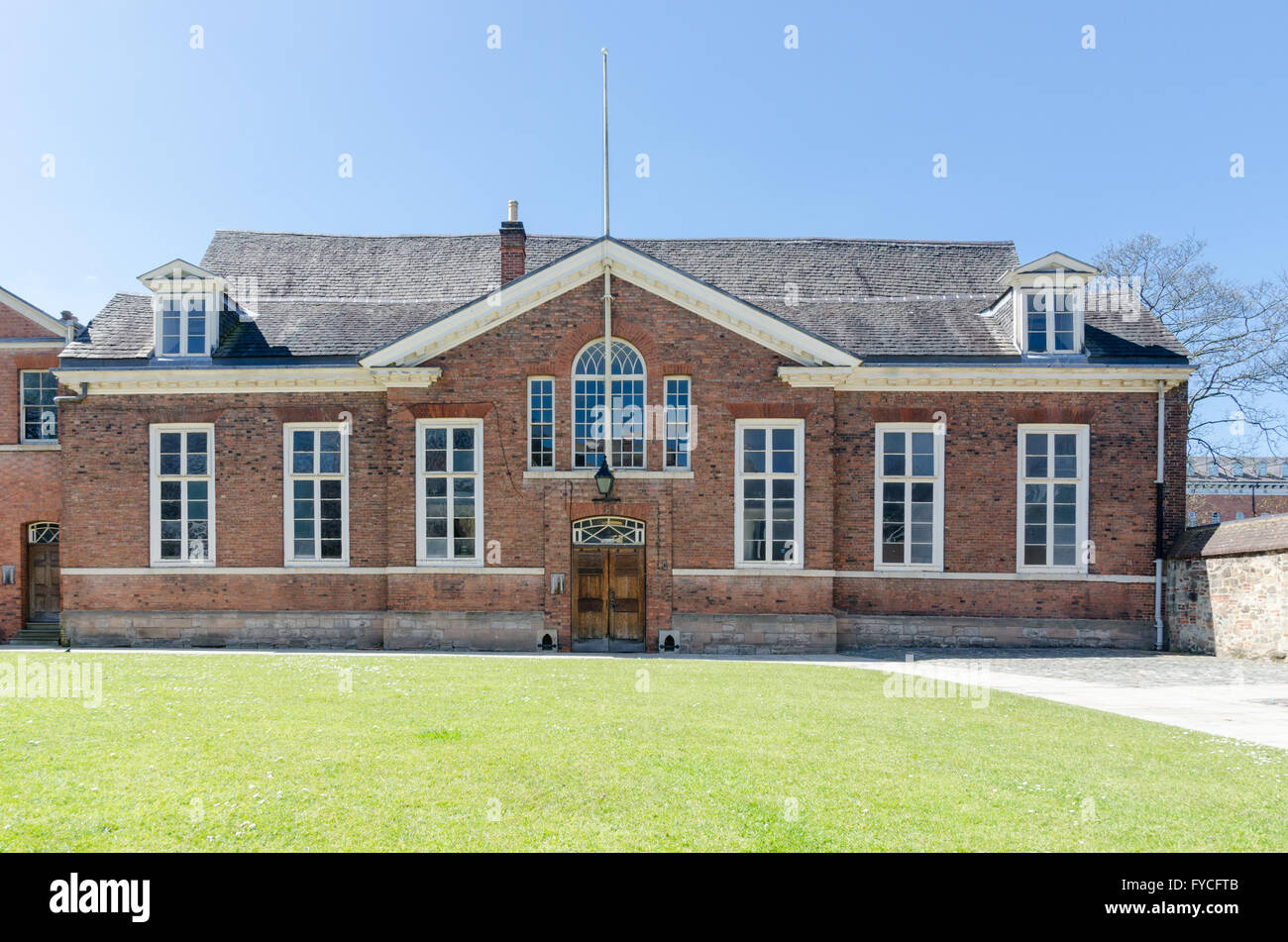 The Great Hall in the grounds of Leicester Castle Stock Photo - Alamy