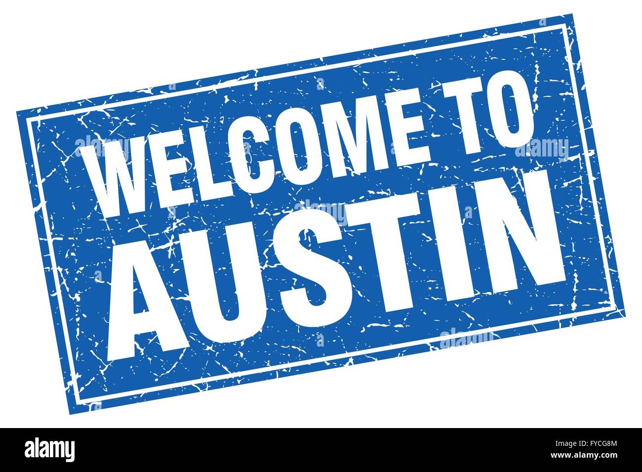 Welcome to austin Stock Vector Images - Alamy