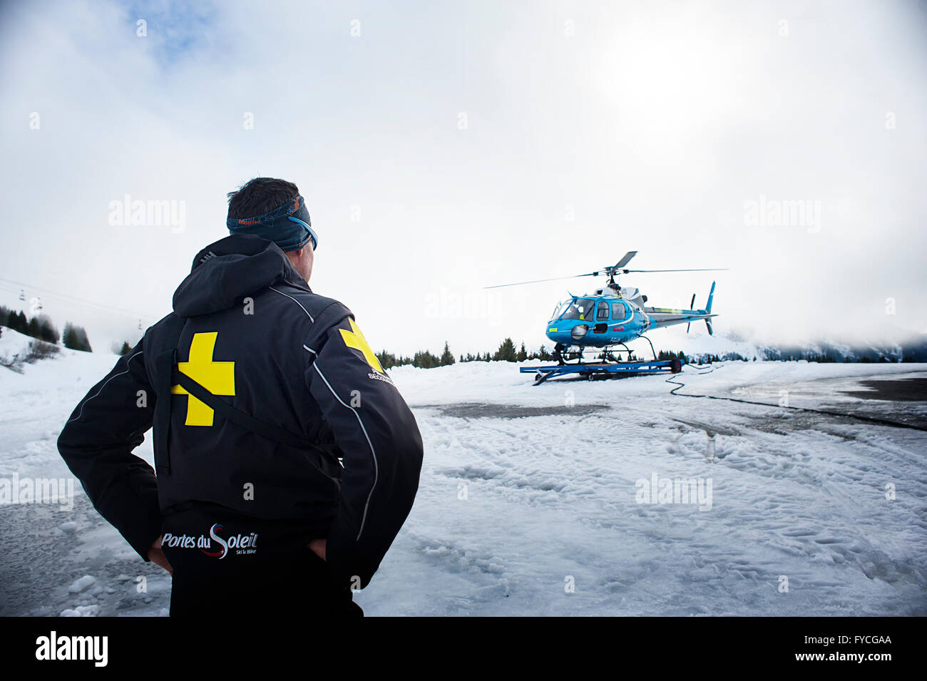 Ski patrol rescue vehicle hi-res stock photography and images - Alamy