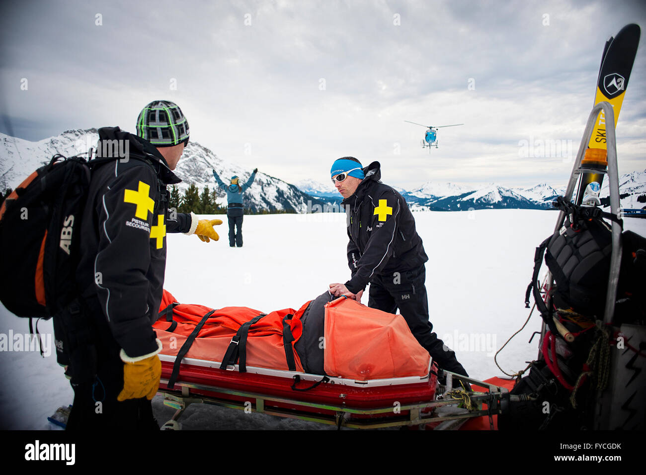 Ski patrol rescue vehicle hi-res stock photography and images - Alamy