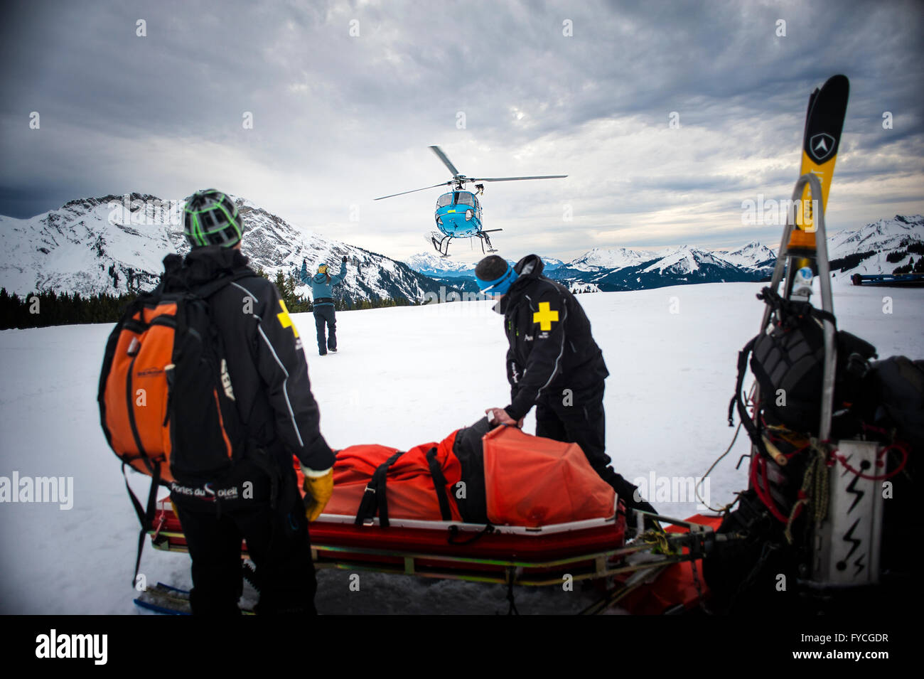 Ski patrol rescue vehicle hi-res stock photography and images - Alamy