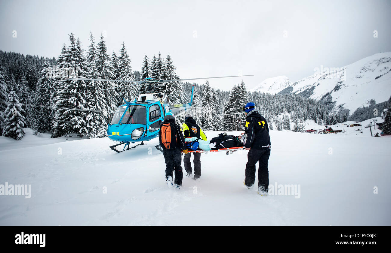 Ski patrol rescue vehicle hi-res stock photography and images - Alamy