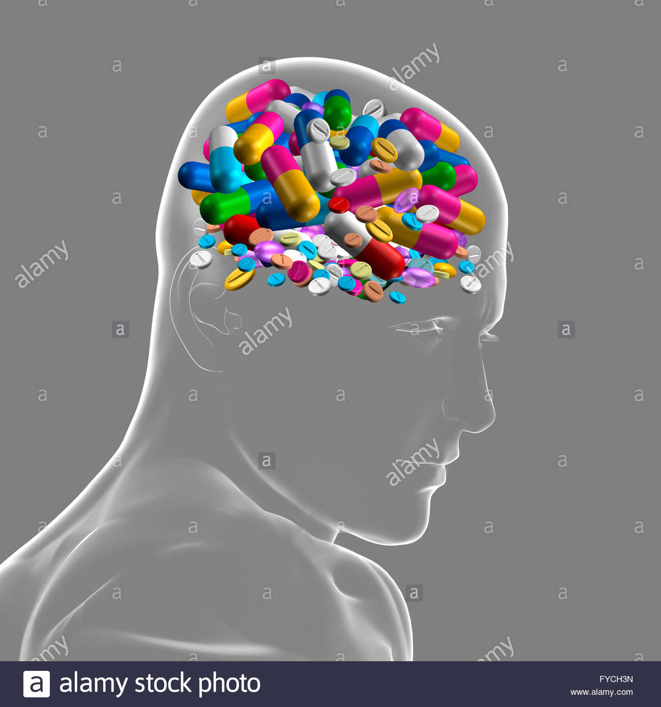 Anxiety Brain Stock Photos & Anxiety Brain Stock Images - Alamy