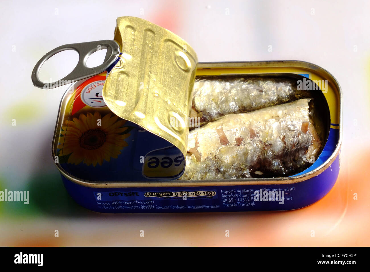 Canned sardines box hi-res stock photography and images - Alamy