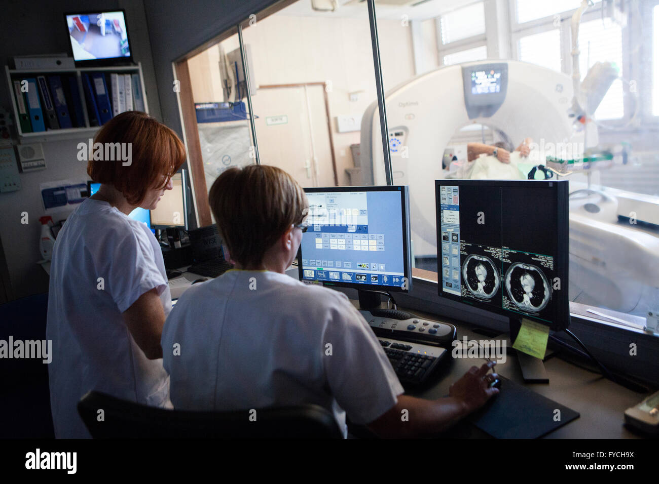 CT SCAN EXAMINATION Stock Photo - Alamy