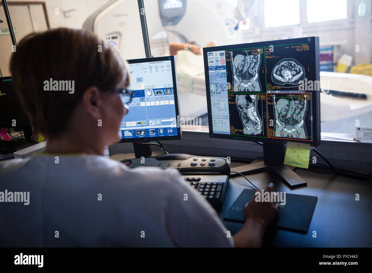CT SCAN EXAMINATION Stock Photo - Alamy