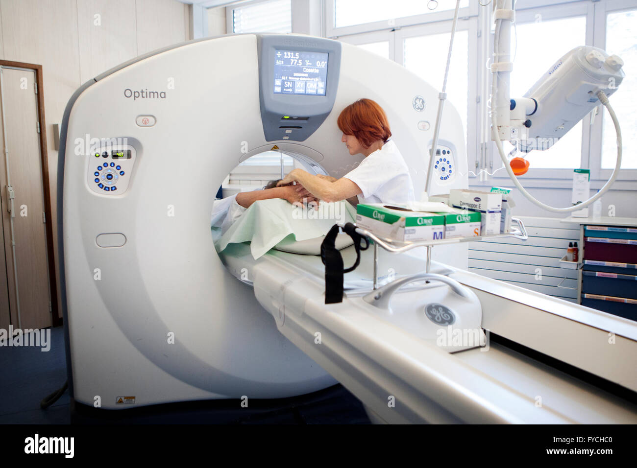 CT SCAN EXAMINATION Stock Photo - Alamy