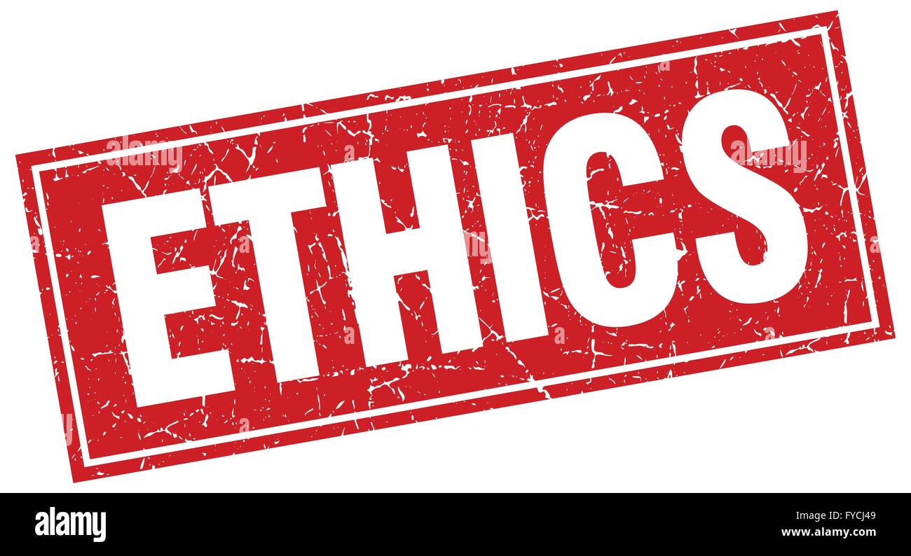 Ethics red square vintage hi-res stock photography and images - Alamy