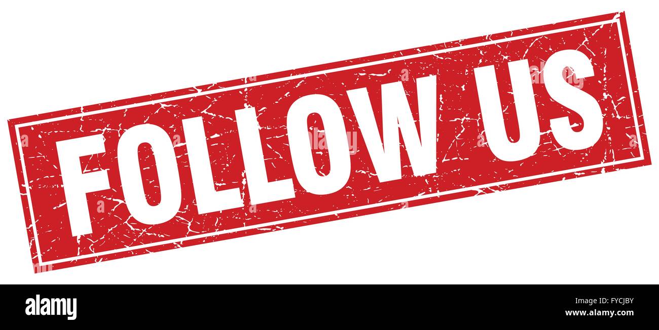 Isolated follow red stamp hi-res stock photography and images - Alamy