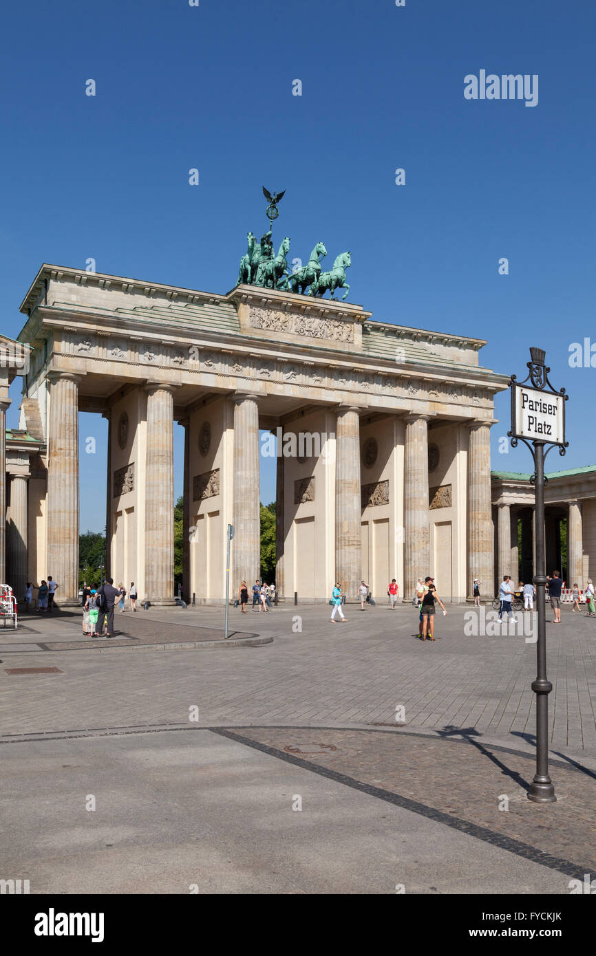 Pariser platz sign hi-res stock photography and images - Alamy