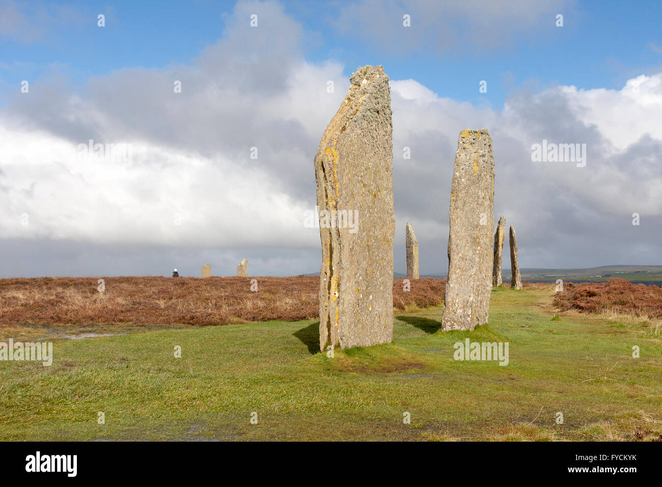 The Ring of Brodgar is a Neolithic henge and stone circle in Scotland ...
