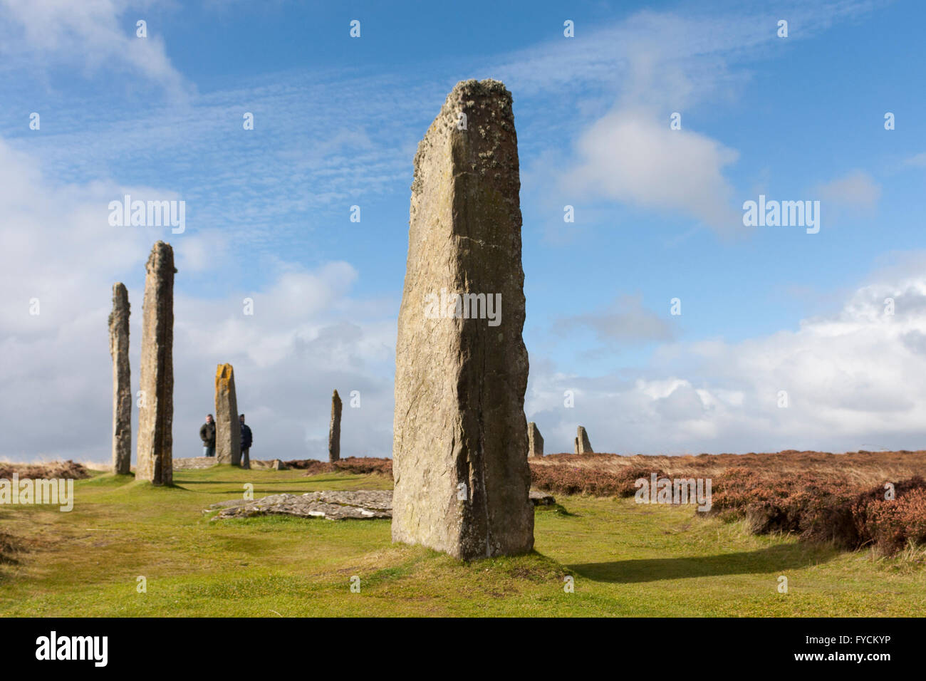 The Ring of Brodgar is a Neolithic henge and stone circle in Scotland ...