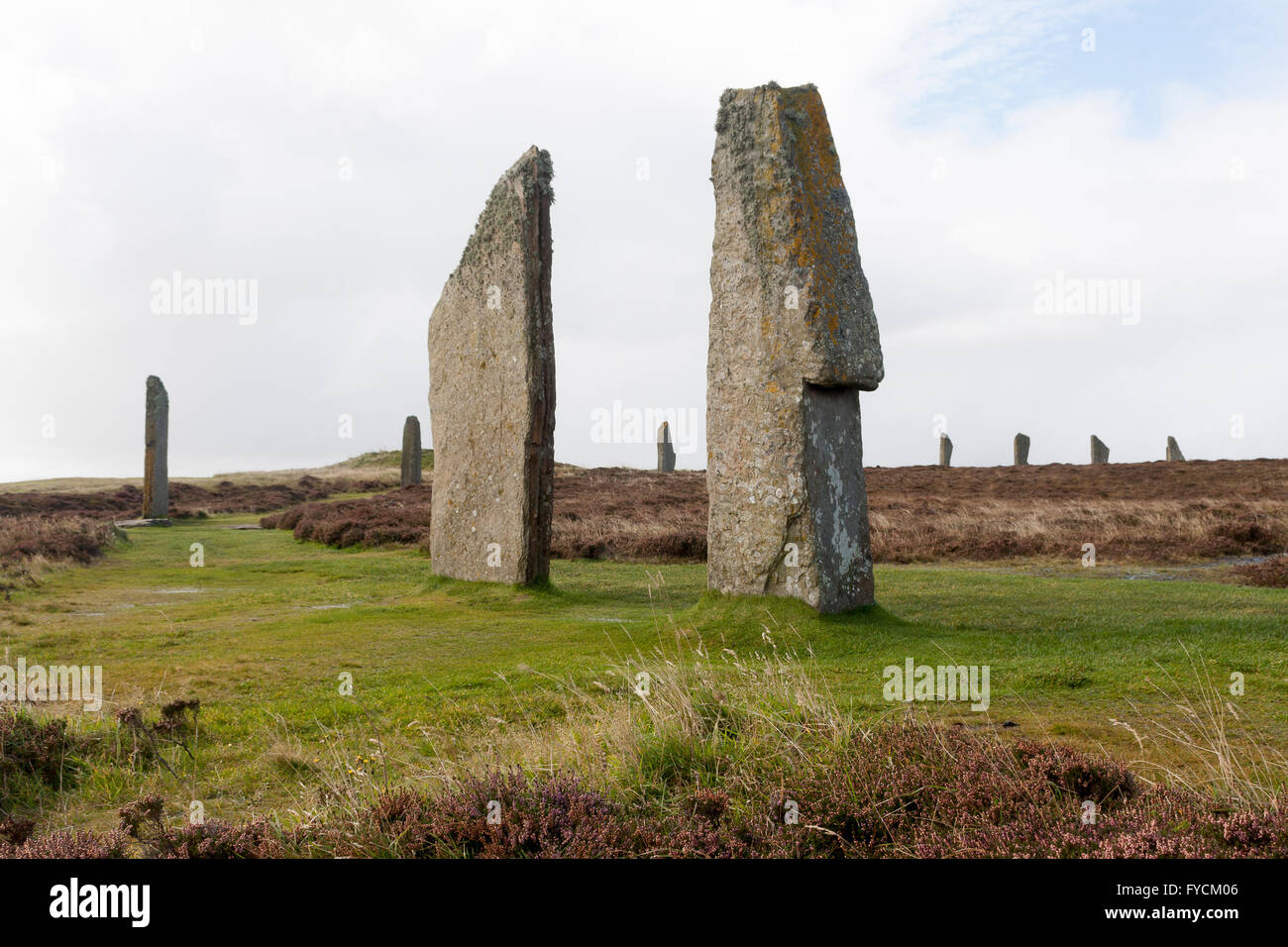 The Ring of Brodgar is a Neolithic henge and stone circle in Scotland ...