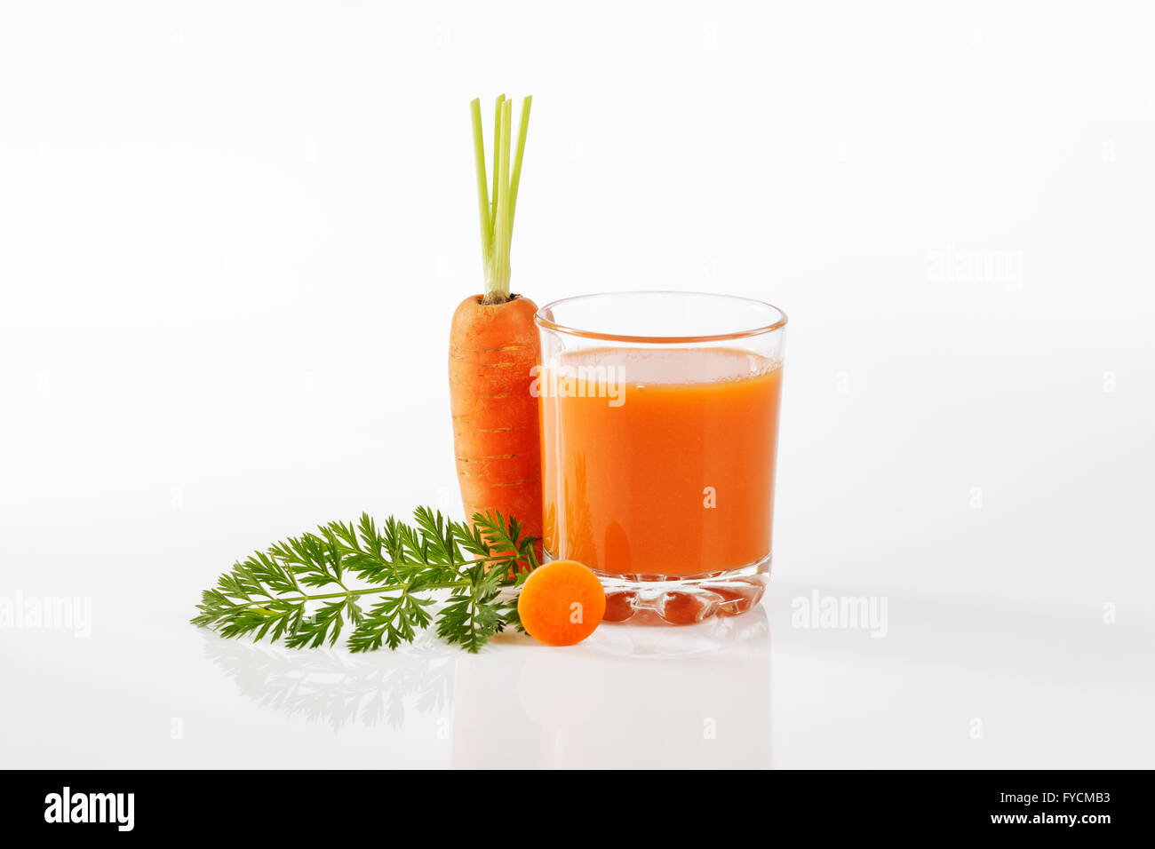 Fresh Carrot Juice Stock Photo - Alamy