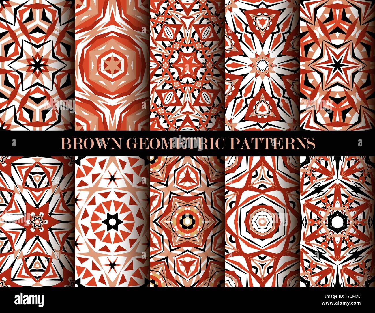 Kaleidoscope psychedelic patterns Stock Vector Images - Alamy