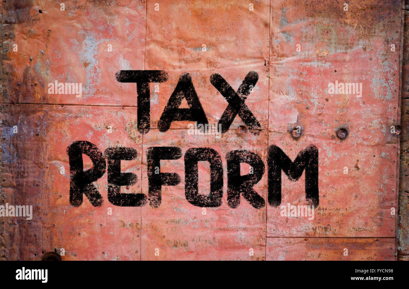 Tax Reform Concept Stock Photo - Alamy
