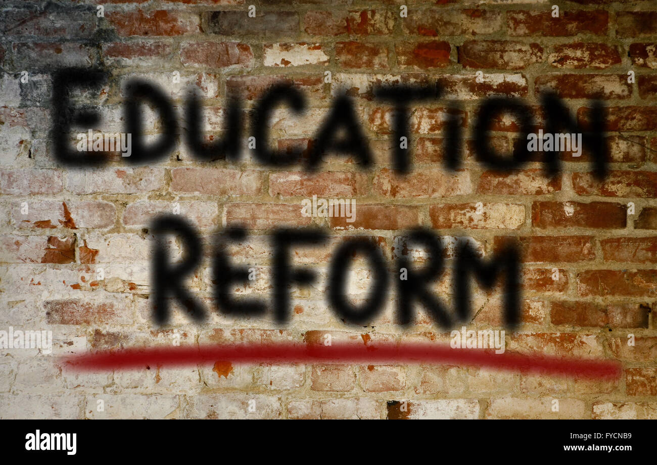 Education Reform Concept Stock Photo - Alamy