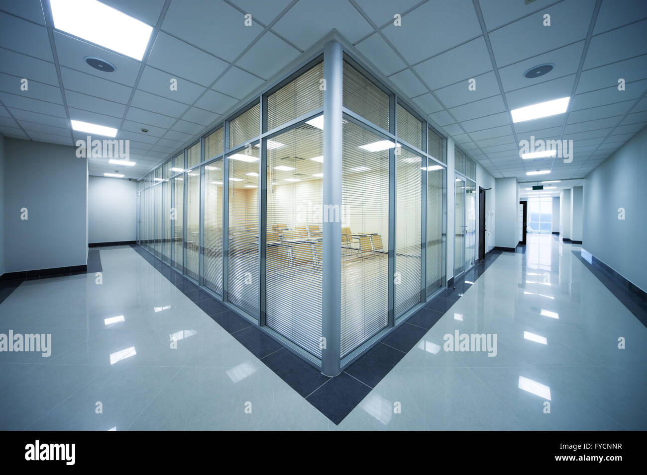 Office cubicle corridor hi-res stock photography and images - Alamy
