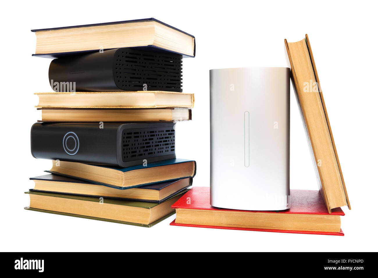 Pile external hard drives hi-res stock photography and images - Alamy