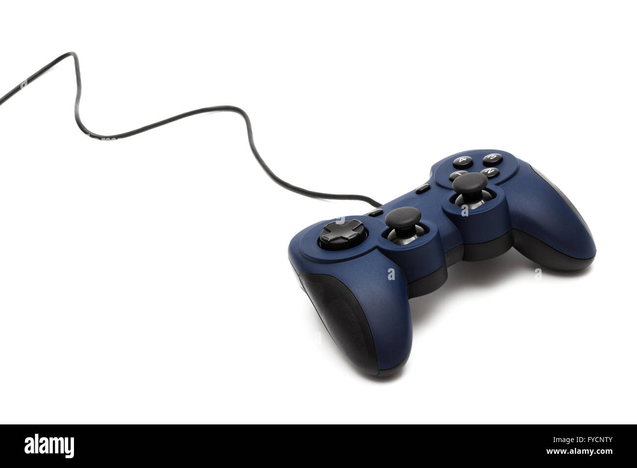 modern joystick for gaming on a white background Stock Photo - Alamy