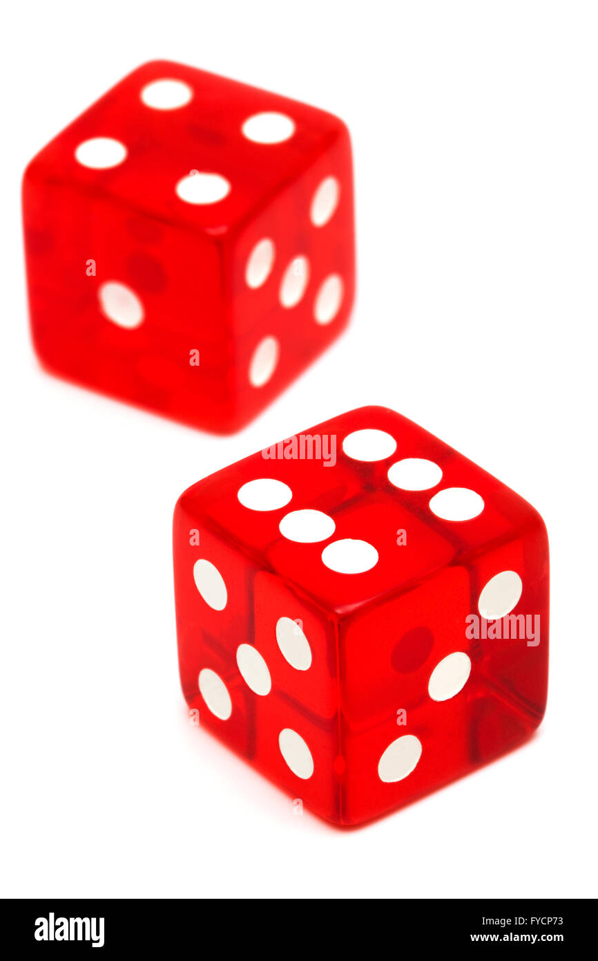 Plastic transparent dice cube Cut Out Stock Images & Pictures - Alamy